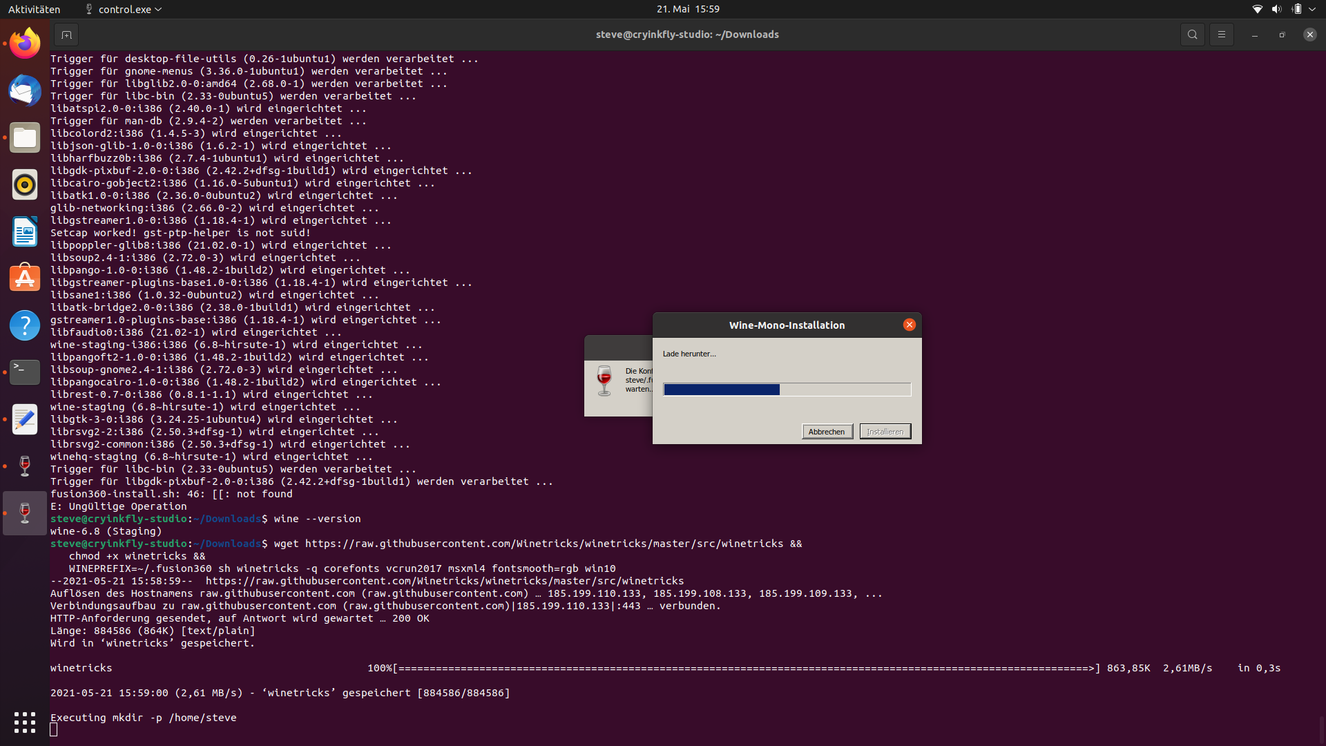 Fusion 360 doesn't connect with cloud *solved* · Issue #23 · cryinkfly/Autodesk-Fusion-360-for ...