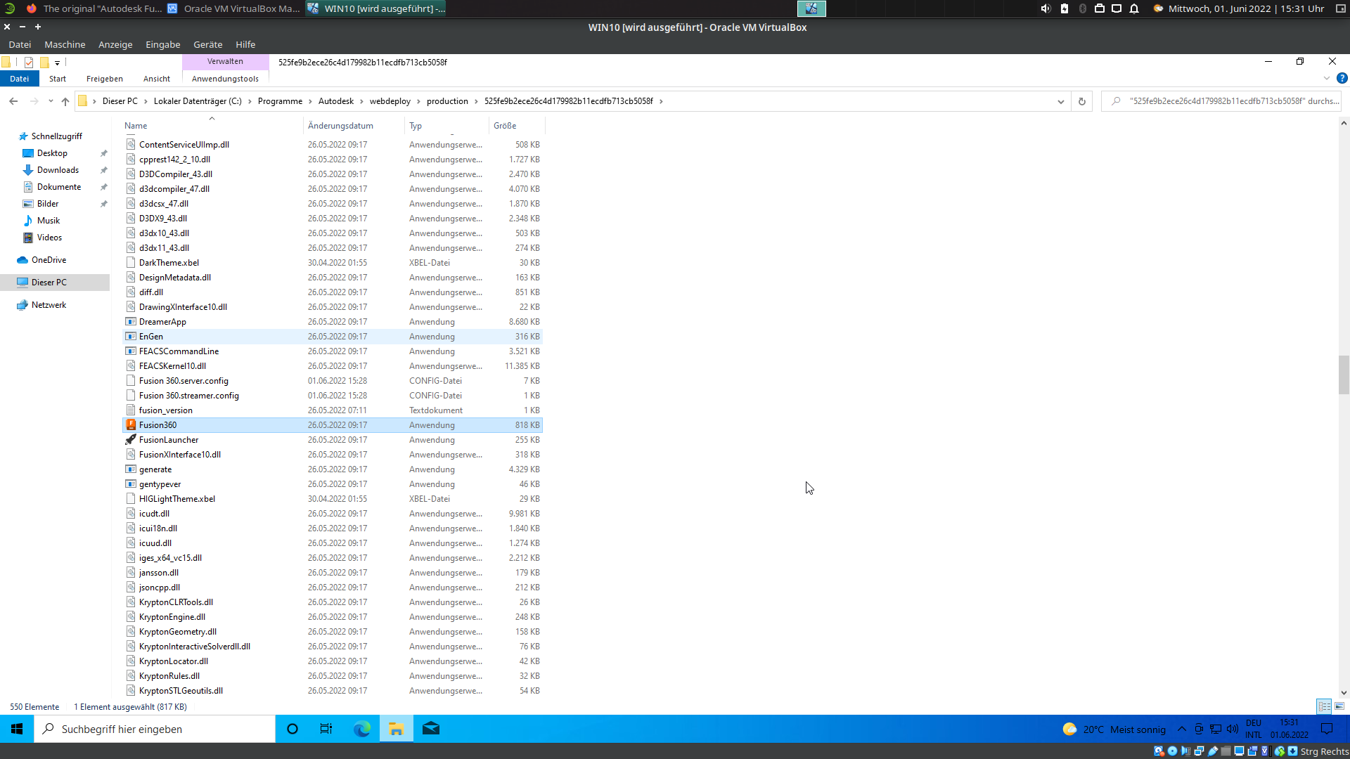 The original "Autodesk Fusion 360 Installer EXE" file has a serious bug in Wine!!! *solved ...