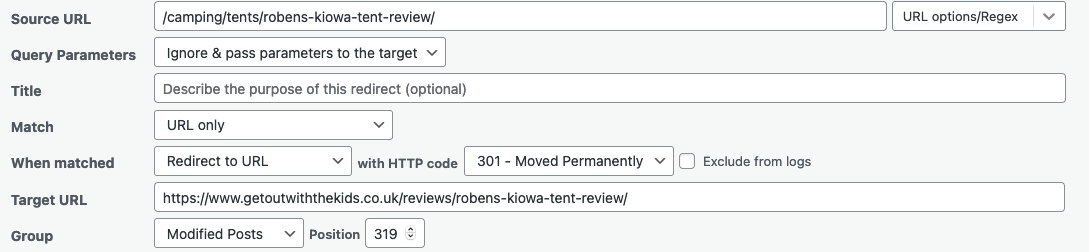 500 Error after re-introducing a deleted redirection · Issue #2896 · johngodley/redirection · GitHub