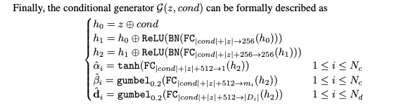 CTGAN generator model - input also connect to layer2 ? · Issue #839 ...