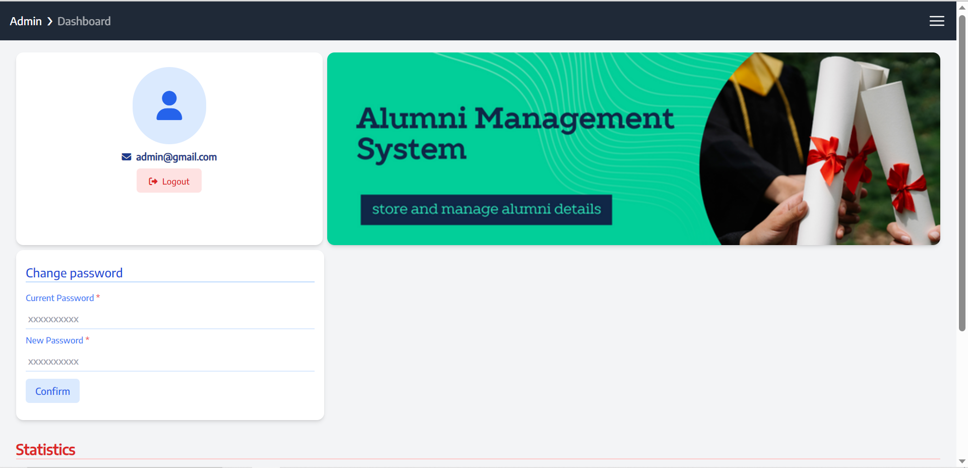 GitHub - NitishRajbongshi/alumni_system: A repository to the project of alumni management system