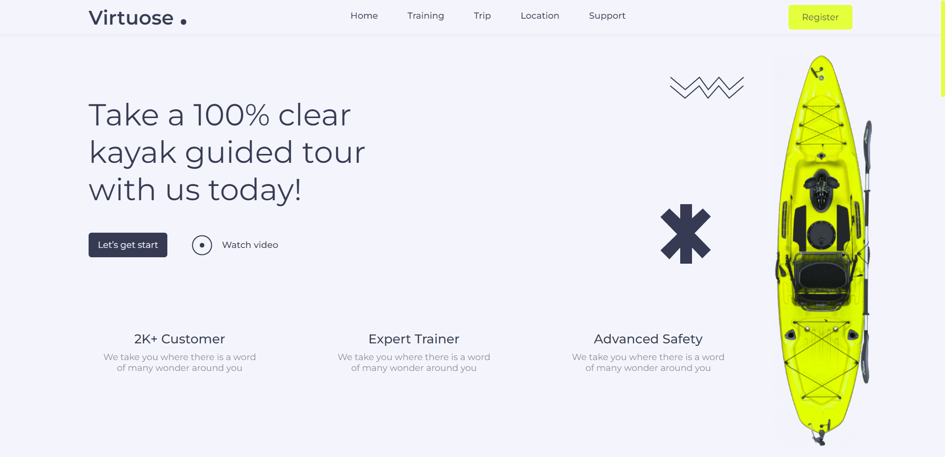GitHub - Bounar64/Virtuose: Virtuose is a kayak rental website... https://virtuose.netlify.app/