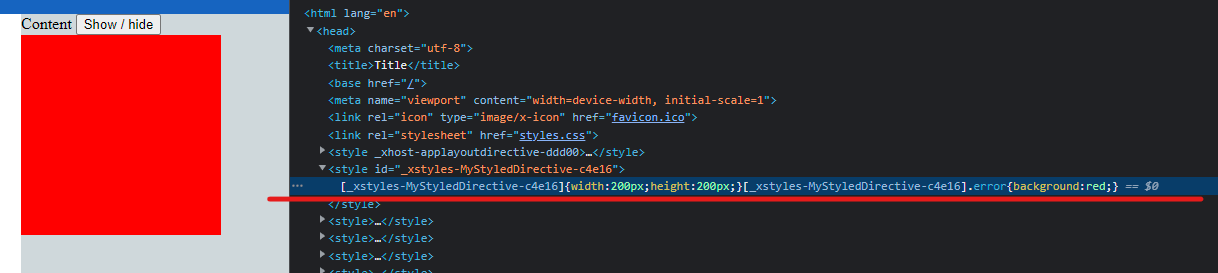 Feature: @Directive should support styles and styleUrls properties · Issue #17766 · angular ...