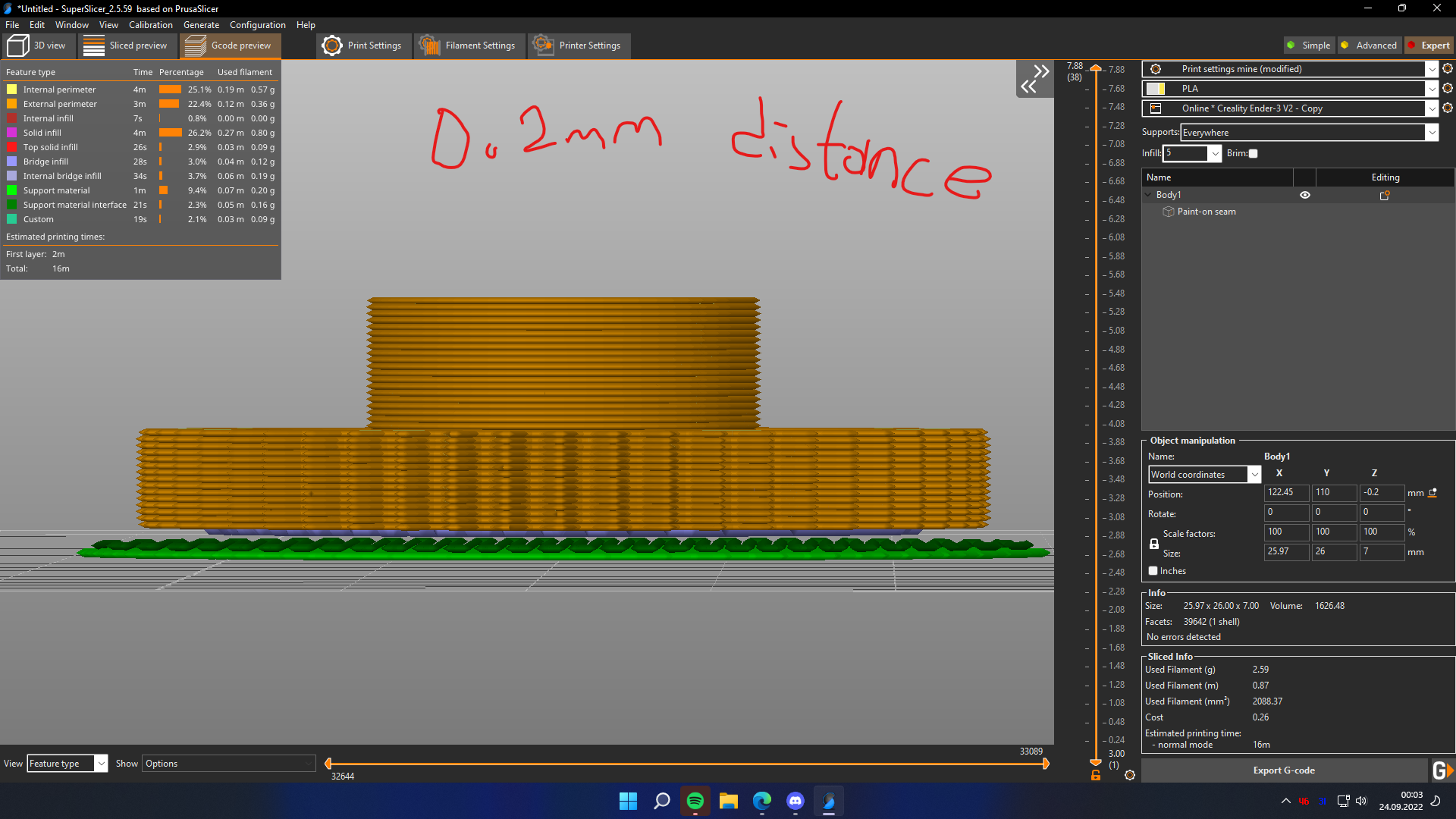 Raft Contact Z Distance Not Affecting Slicing · Issue #3259 · supermerill/SuperSlicer · GitHub