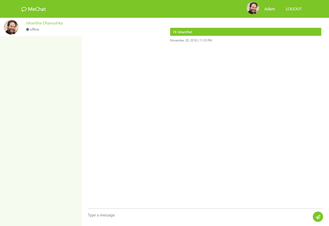 GitHub - ishantha-dhanushka/MeChat: This repository contains a chat program that implemented ...