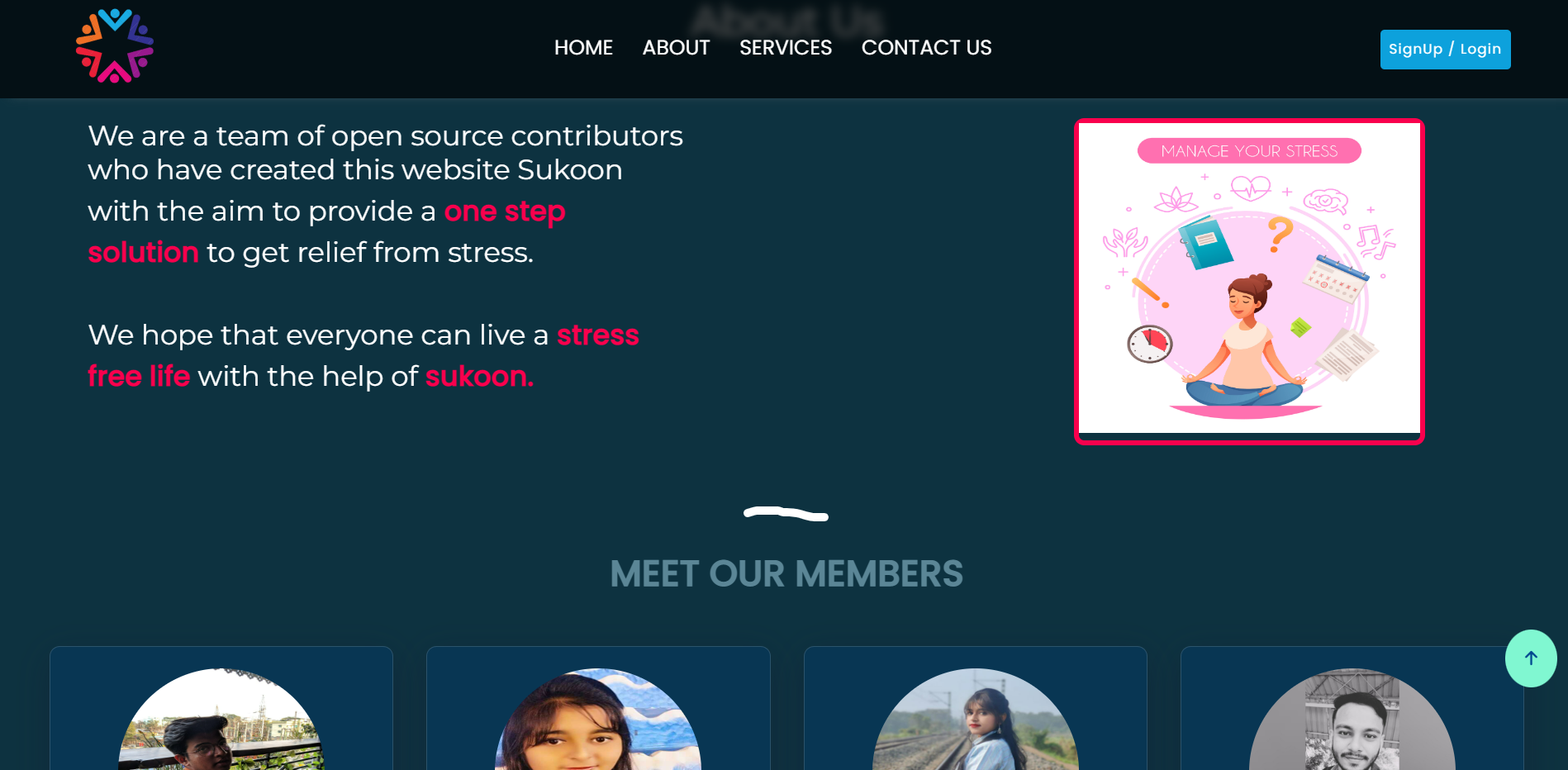 Fix : Home Page ( About Us) Images · Issue #277 · Susmita-Dey/Sukoon · GitHub