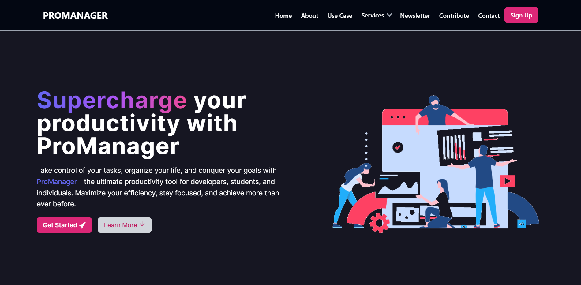 GitHub - Susmita-Dey/ProManager: The only productivity tool you need
