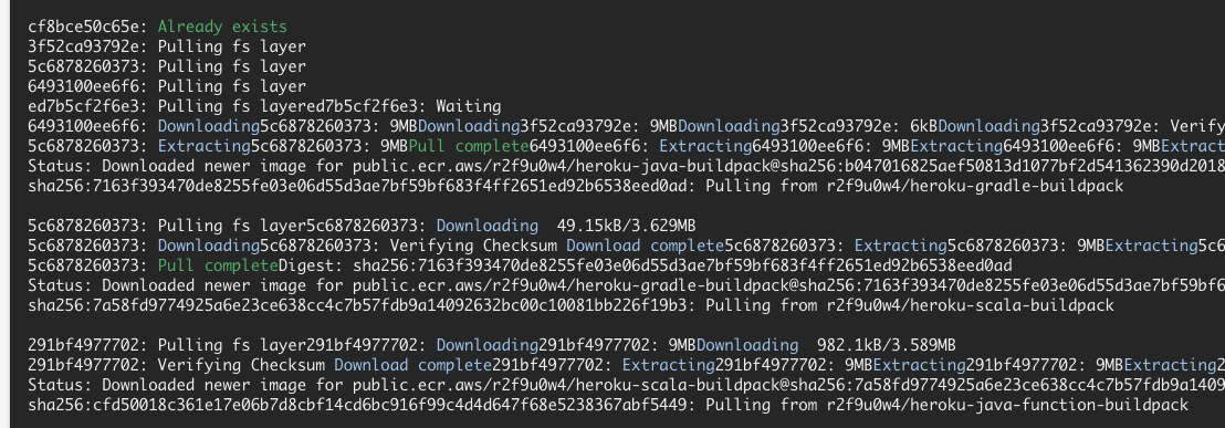 create-builder output combining lines when downloading docker images on circleci · Issue #1064 ...