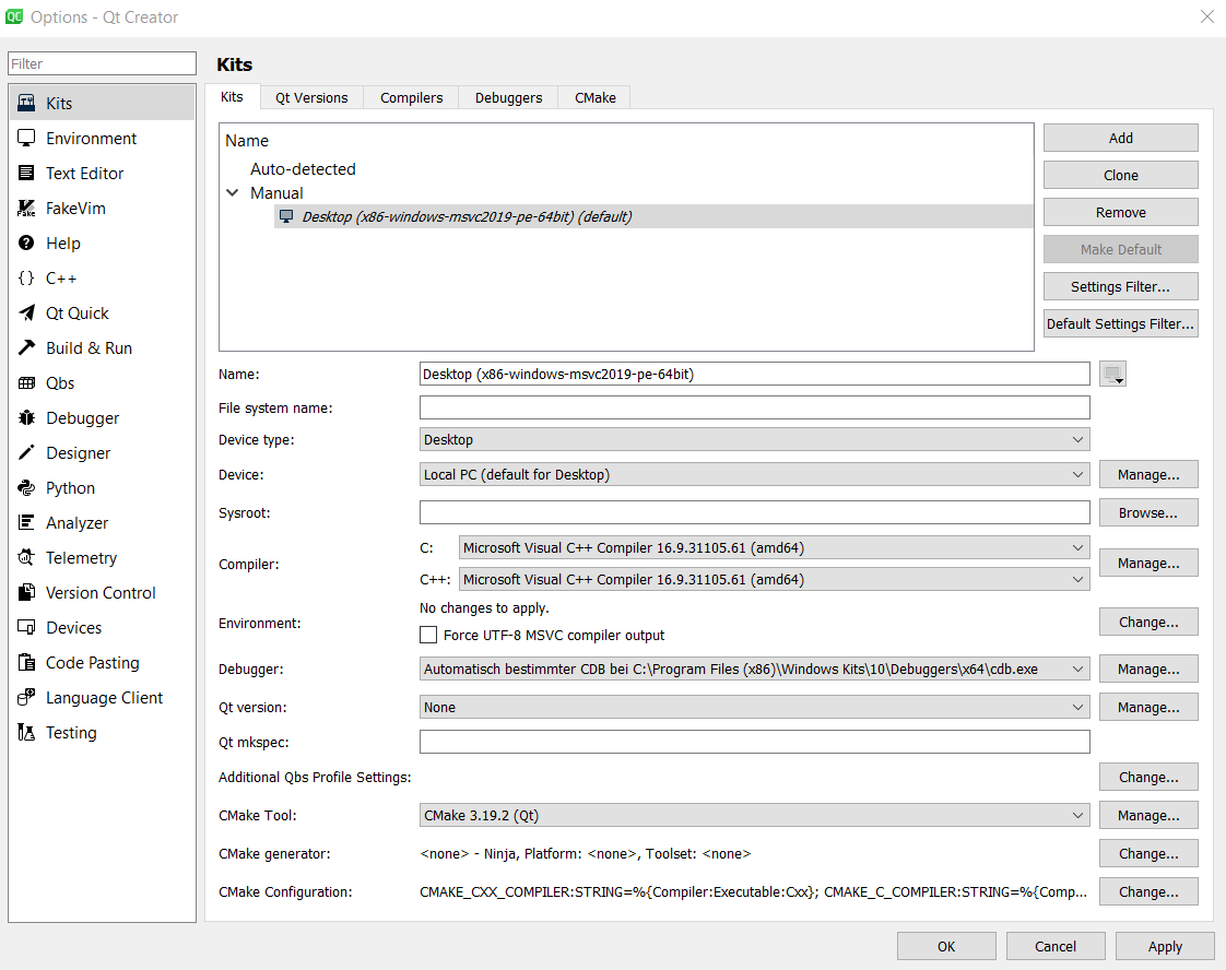 Could Not Find Qmake Spec Win32 Msvc2010 · Issue 259 · Octomap Octomap · Github