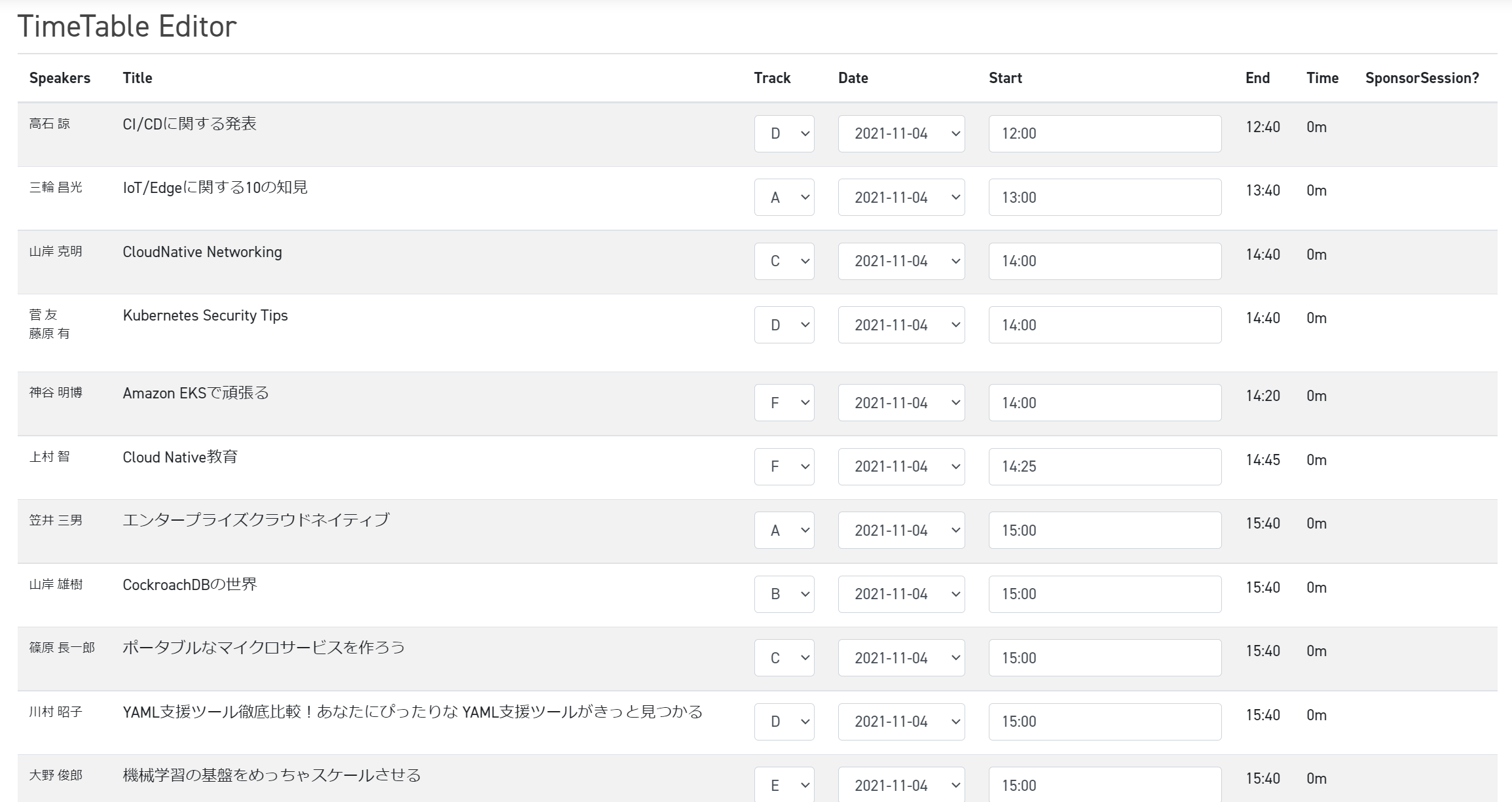 timetable editorのtrackが隠れてしまう · Issue #1082 · cloudnativedaysjp/dreamkast · GitHub