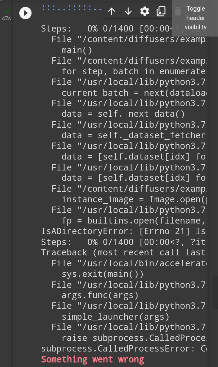 Since last update I can't get it running. · Issue #289 · TheLastBen/fast-stable-diffusion · GitHub
