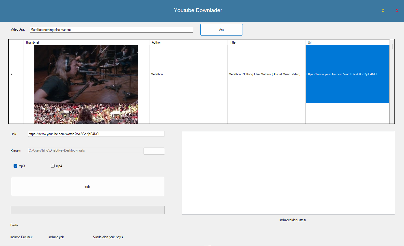 GitHub - kursatarslan1/YoutubeDownloaderV3