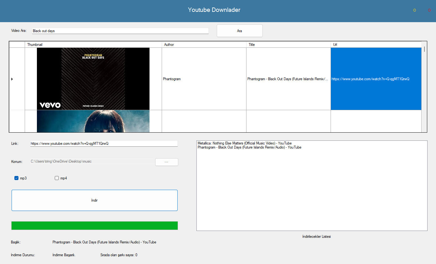 GitHub - kursatarslan1/YoutubeDownloaderV3