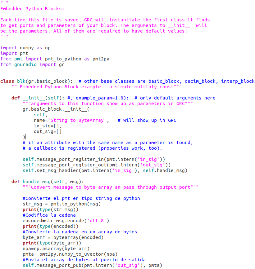 Error receiving byte array · Issue #4419 · gnuradio/gnuradio · GitHub