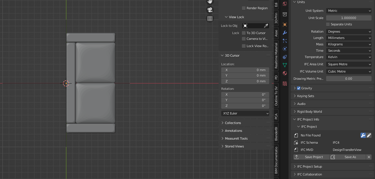 USER DEFINED ifcFURNITURETYPE; Not being able to save IFC file, only ...