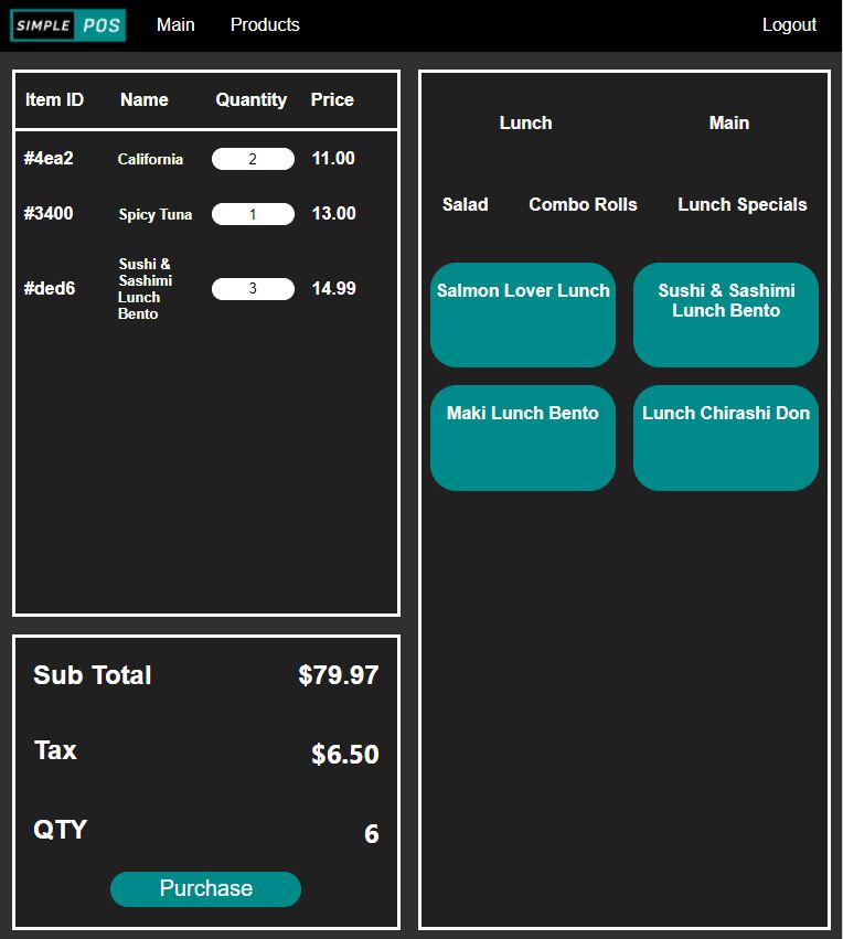 GitHub - SongJoo1993/SimplePos: A full-stack web development project