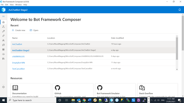 Unable to create BOT after download Composer version 2.0 · Issue #7876 ...