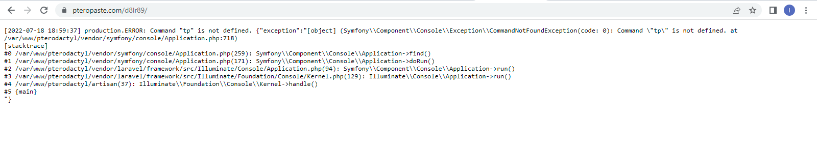 I need help, not too sure what's happened · Issue #4263 · pterodactyl/panel · GitHub