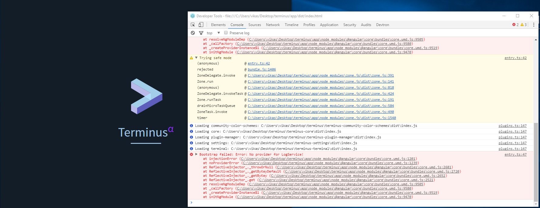 Stuck on Loading · Issue #244 · Eugeny/tabby · GitHub
