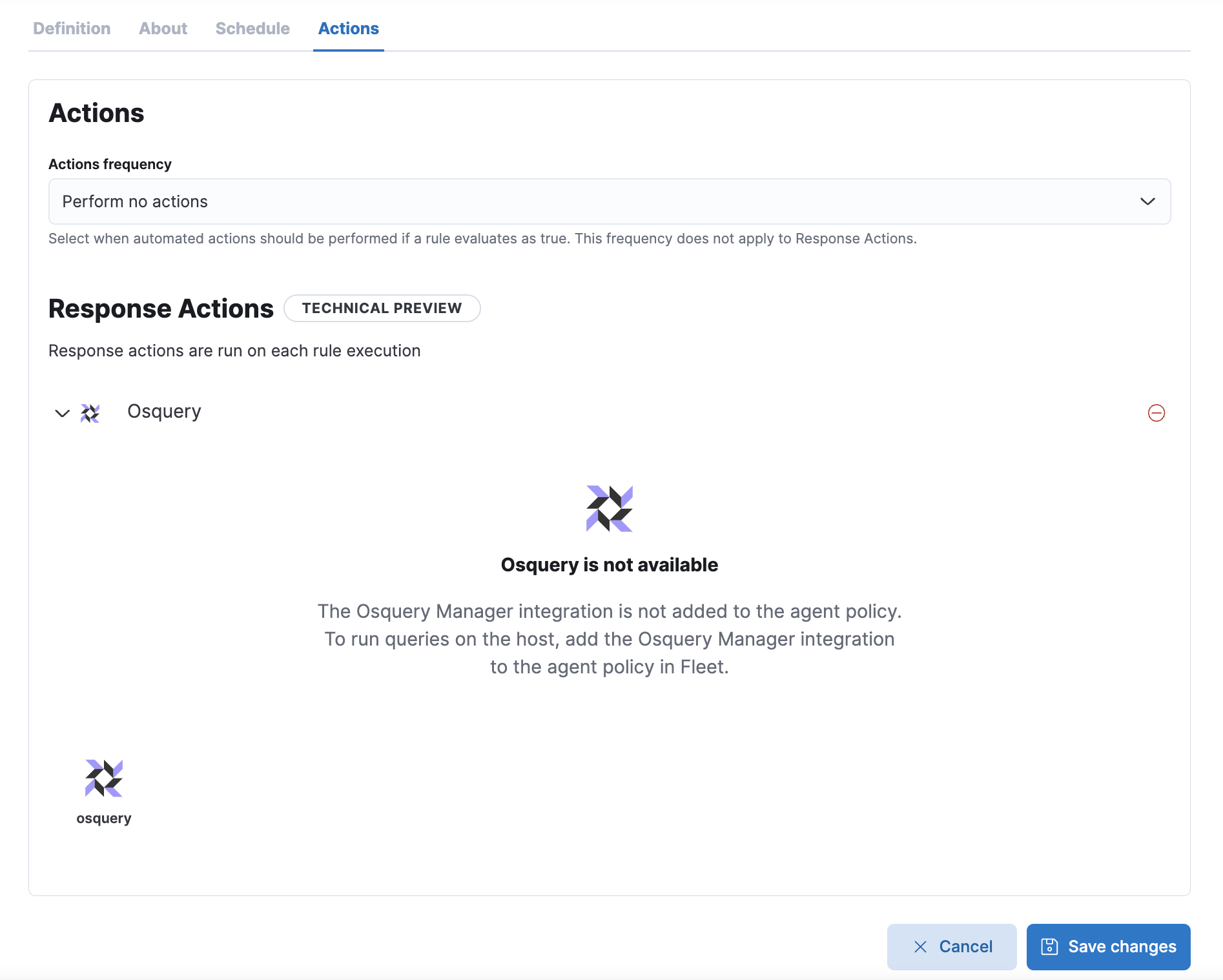 [DOCS] Osquery response action · Issue #2513 · elastic/security-docs · GitHub