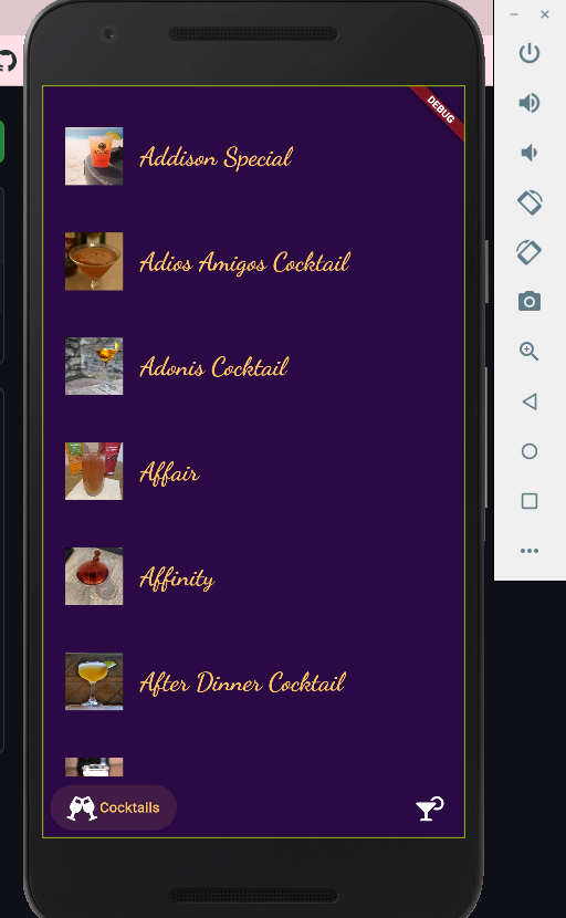 GitHub - Reshma-pr/The-Cocktail-App: As a beginner in flutter after learning basic apps like the ...