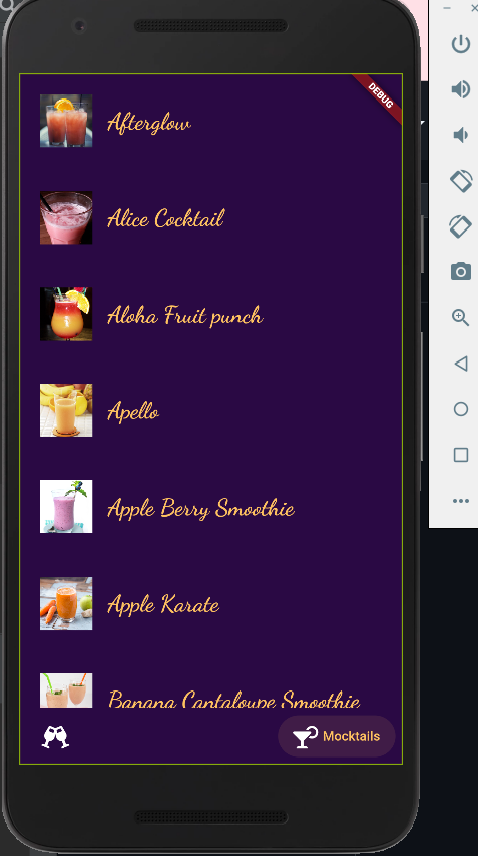 GitHub - Reshma-pr/The-Cocktail-App: As a beginner in flutter after ...