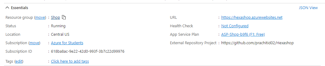 GitHub - prachitid02/Hexashop