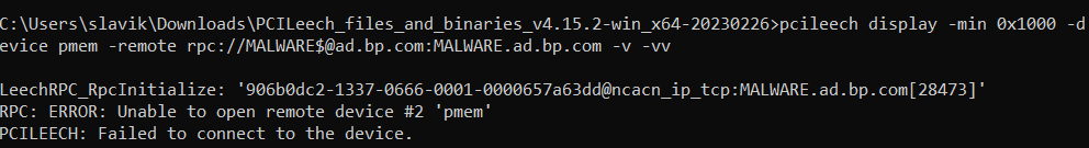 Remote leechagent not working for implicit admins · Issue #27 · ufrisk/LeechCore · GitHub