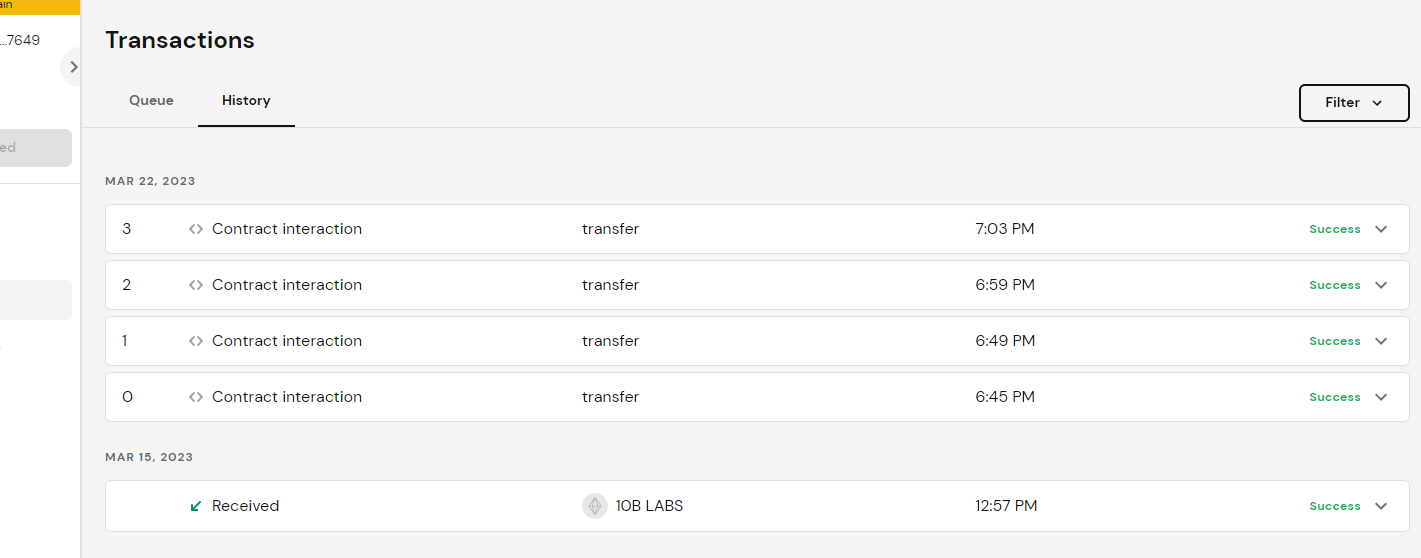 Transactions in Queue/History displays as a contract interaction instead of a normal Send ...