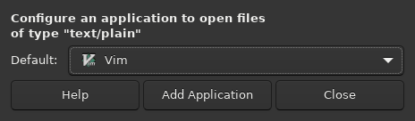 Zim fails to play together with Vim (and probably other console based applications) as default ...