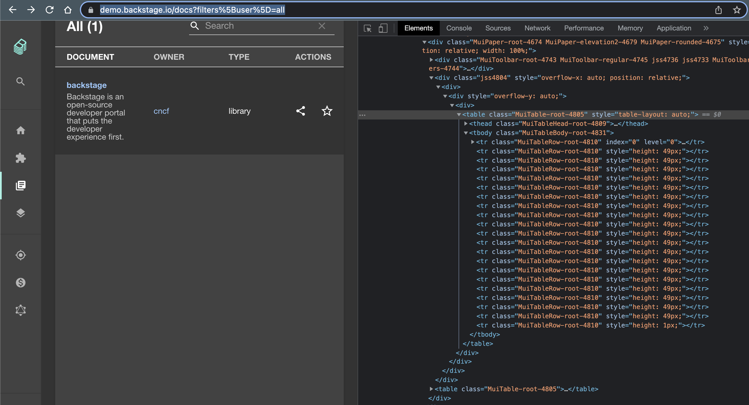 Extra empty rows in grid · Issue #8558 · backstage/backstage · GitHub