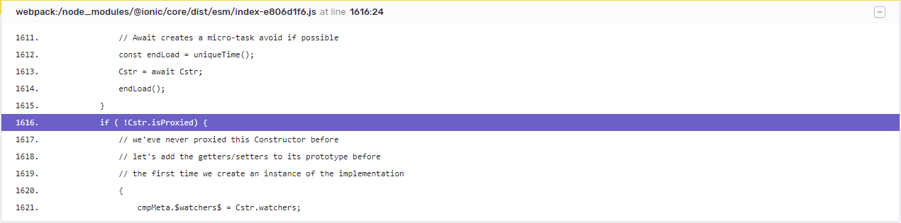 Bug Cannot Read Property Isproxied Of Undefined · Issue 22767 · Ionic Teamionic Framework