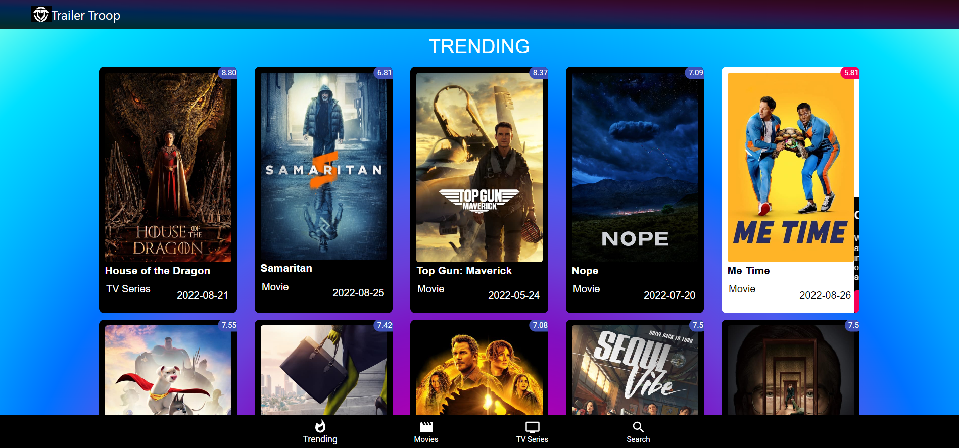 GitHub - eshita-jain/Trailer-Troop