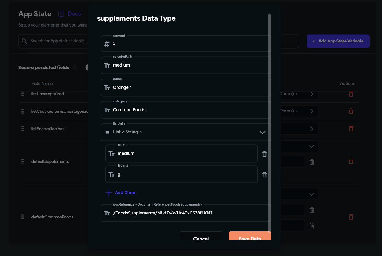 Docreference Not Functioning In Data Type 2 Examples · Issue 1787 · Flutterflowflutterflow