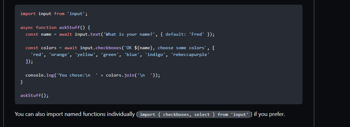 Not getting the input · Issue #4 · callumlocke/input · GitHub