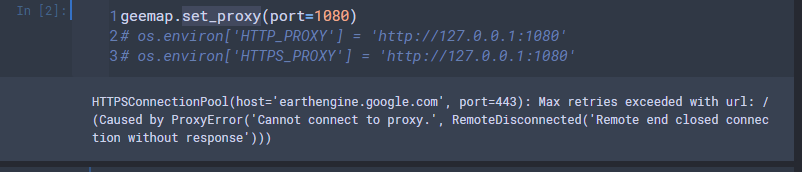 set_proxy失败 · Issue #714 · gee-community/geemap · GitHub