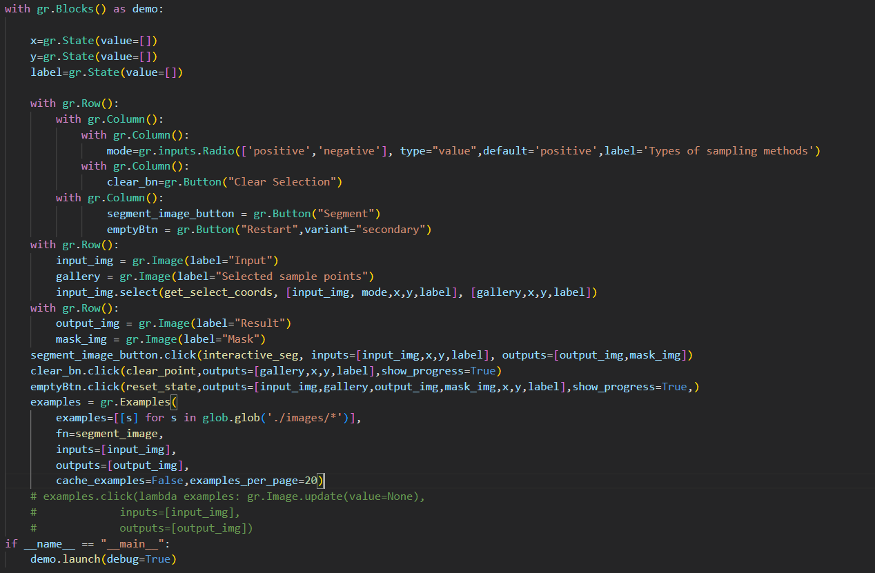 How to reset settings when switching images in gr.examples？ · Issue ...