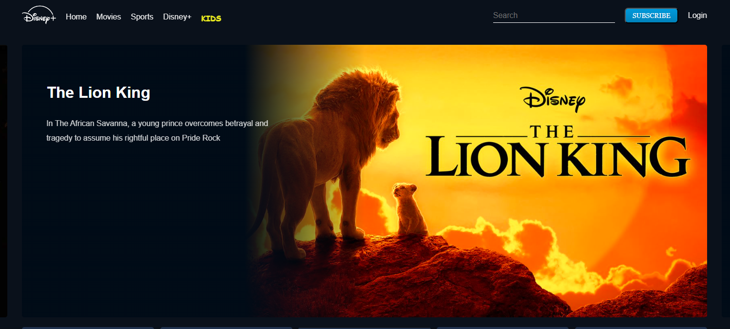 GitHub - polinenim/Disney-Plus-Hotstar-Clone-Website