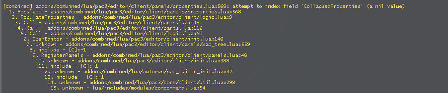 Clientside issue with lua · Issue #4844 · Facepunch/garrysmod-issues · GitHub