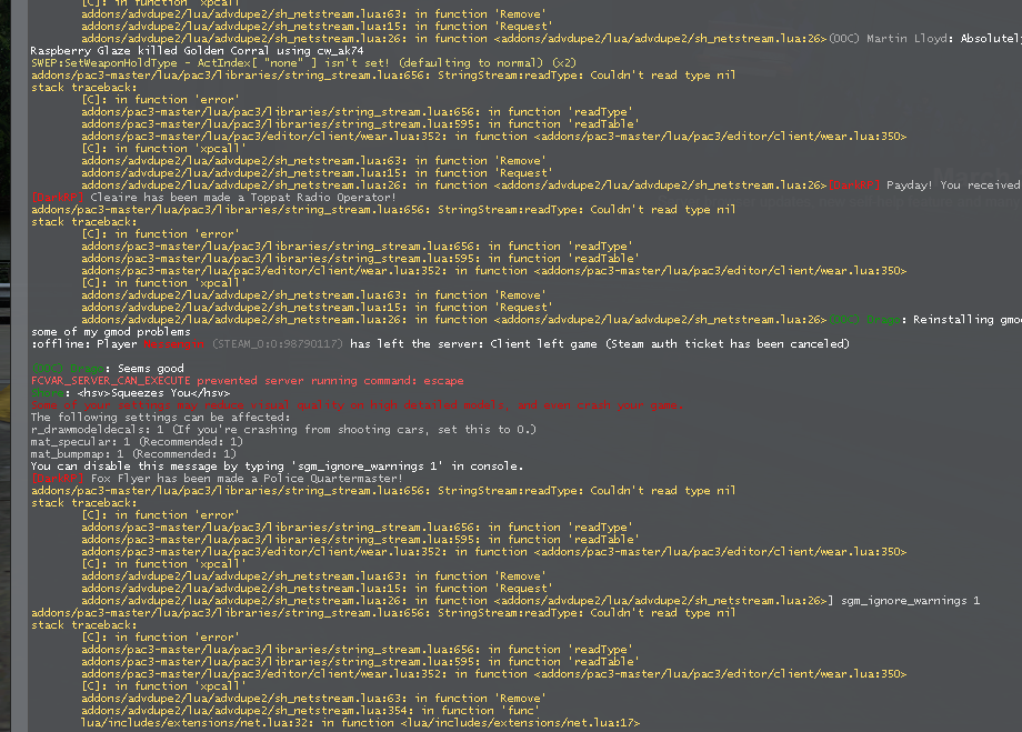 After reinstalling gmod regarding to pac3 issue this comes up · Issue #1067 · CapsAdmin/pac3 ...
