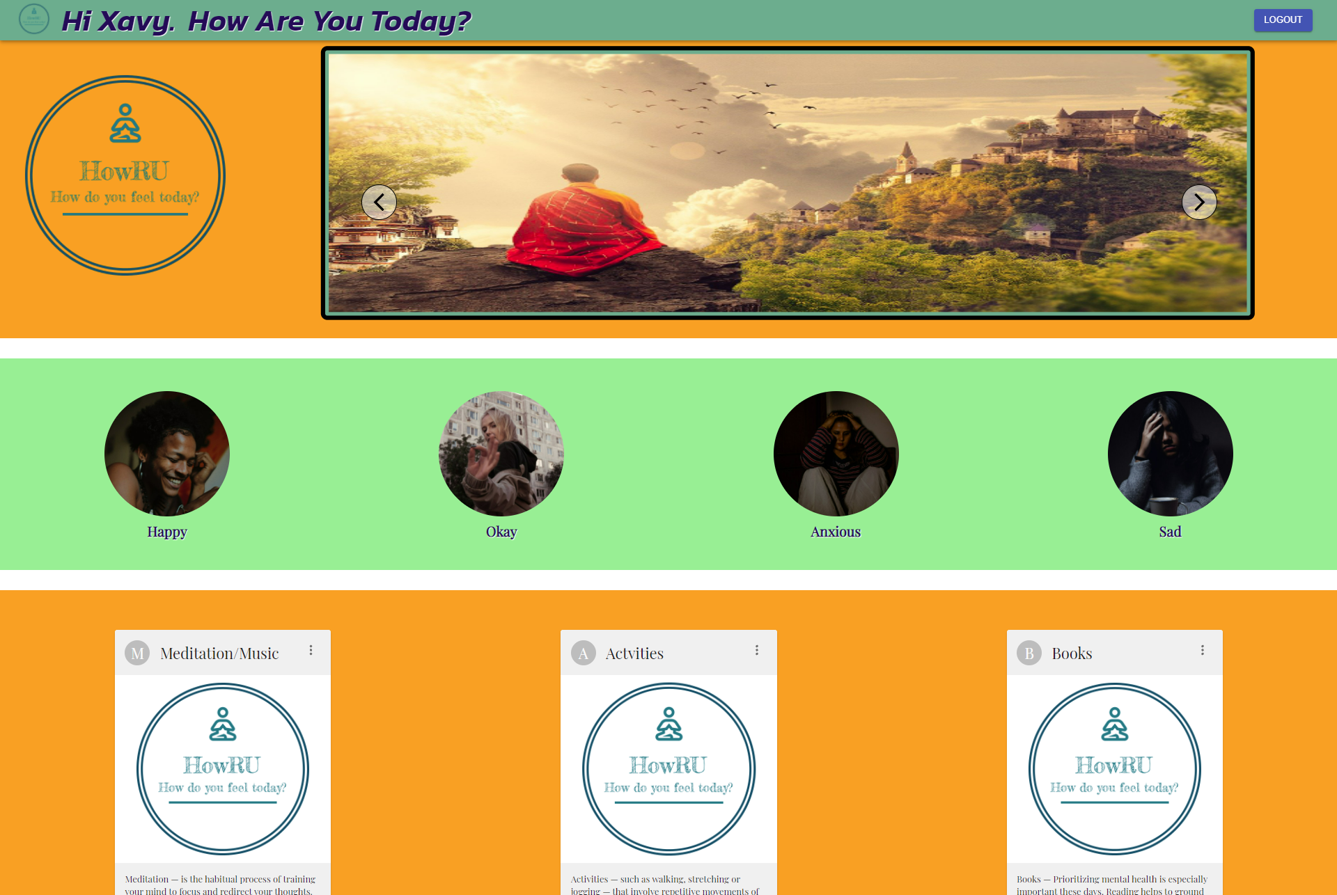 GitHub - Xavy-Romeo/how-r-u: A digital tool to assist in finding resources to deal with mood ...