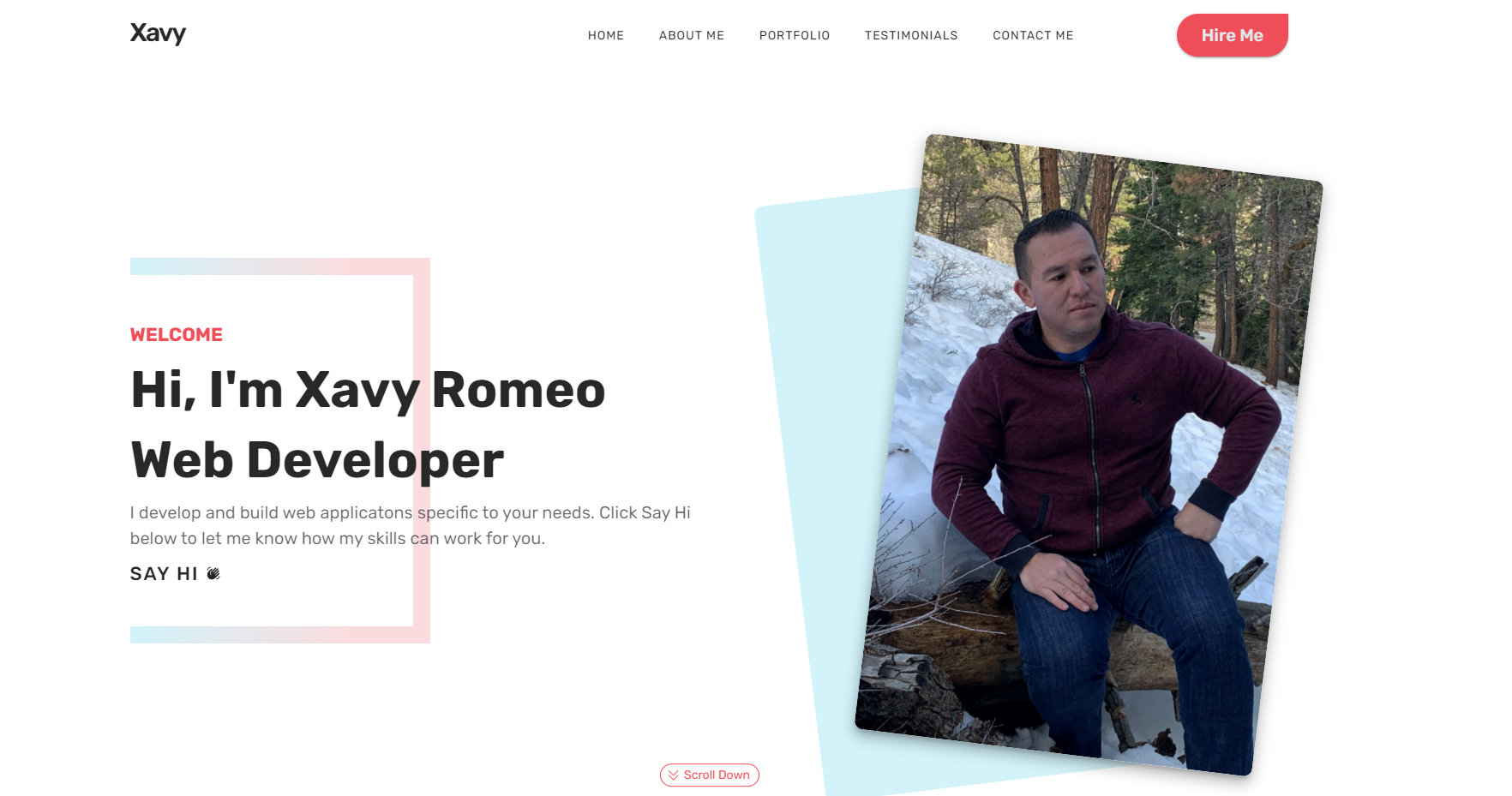 GitHub - Xavy-Romeo/Portfolio: My Professional Portfolio Page!!! 😁👋