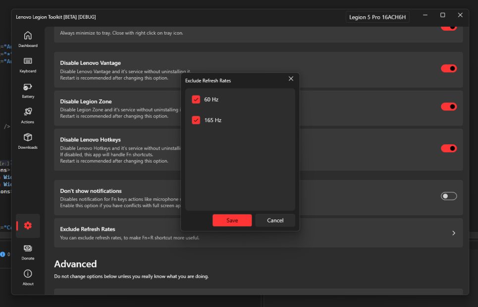 [BUG]: Minor UI bug exclude refresh rate menu dark mode · Issue #227 · BartoszCichecki ...