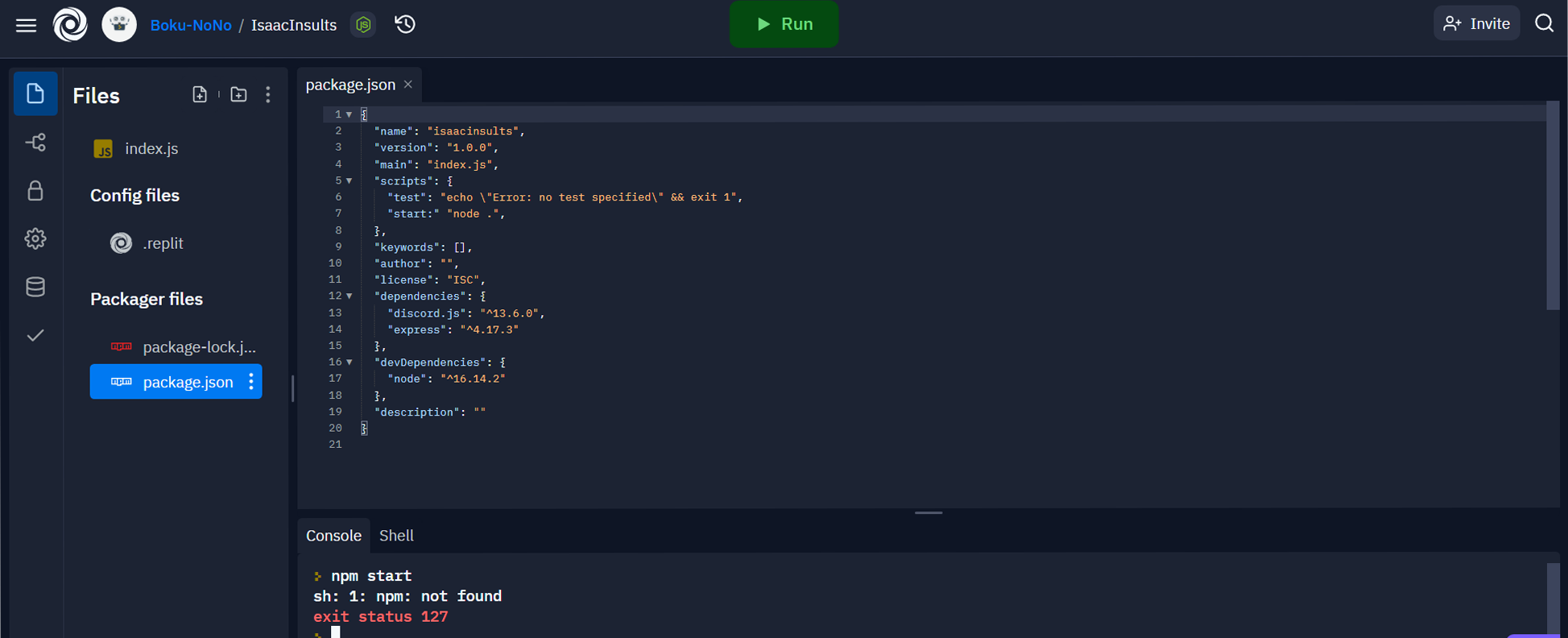 Code to put in shell · GitHub