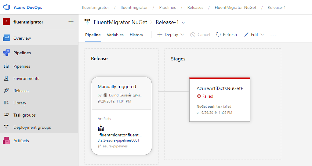 Moving to a different CI/CD service · Issue #1061 · fluentmigrator/fluentmigrator · GitHub