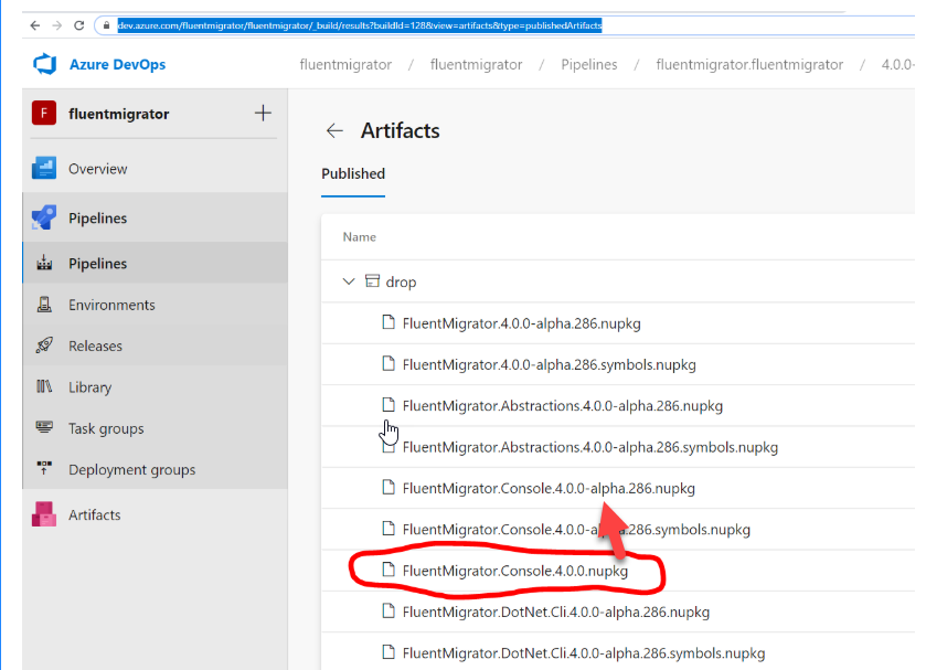 Two NuGet packages don't get prerelease tag · Issue #1146 · fluentmigrator/fluentmigrator · GitHub