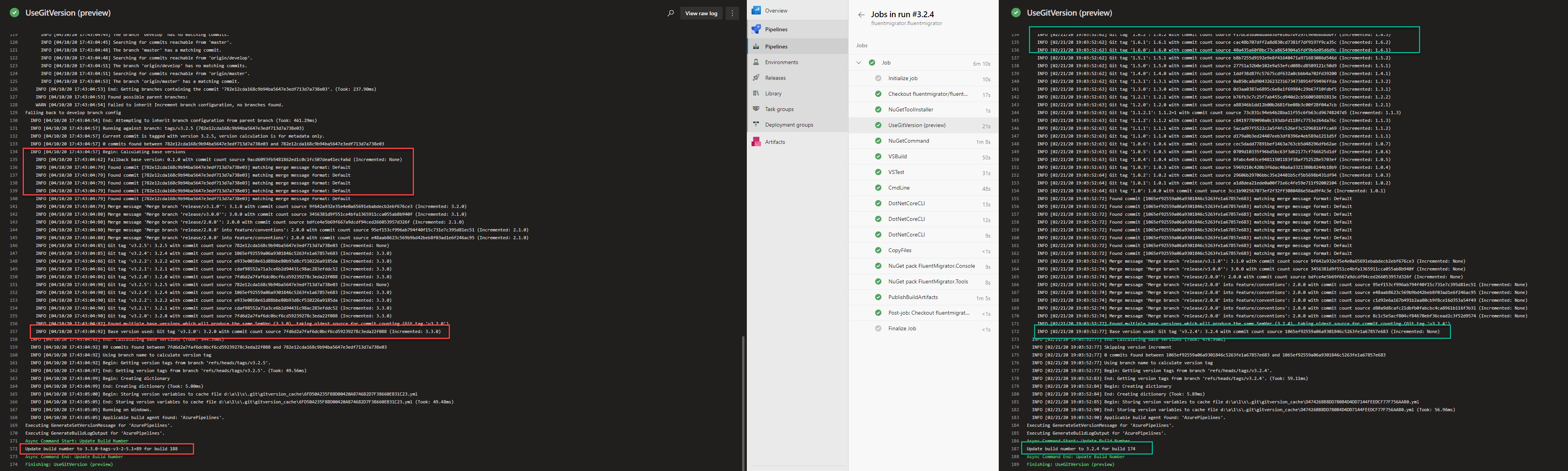 GitVersion task fails to generate correct version number from tags · Issue #1213 ...