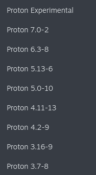 Can't Select "Proton Experimental" from Proton List? · Issue #495 ...