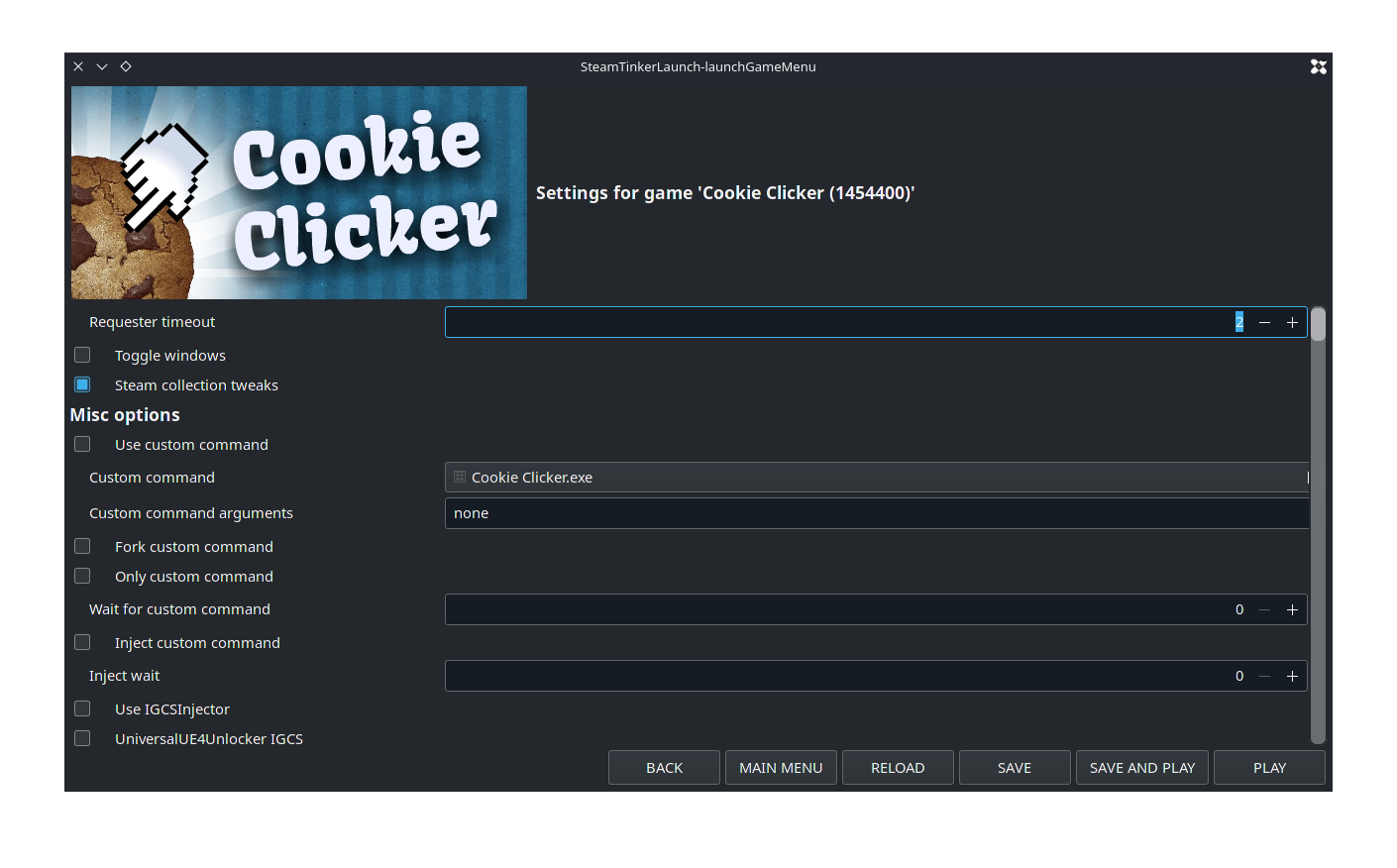 Small UI Bug · Issue #638 · sonic2kk/steamtinkerlaunch · GitHub