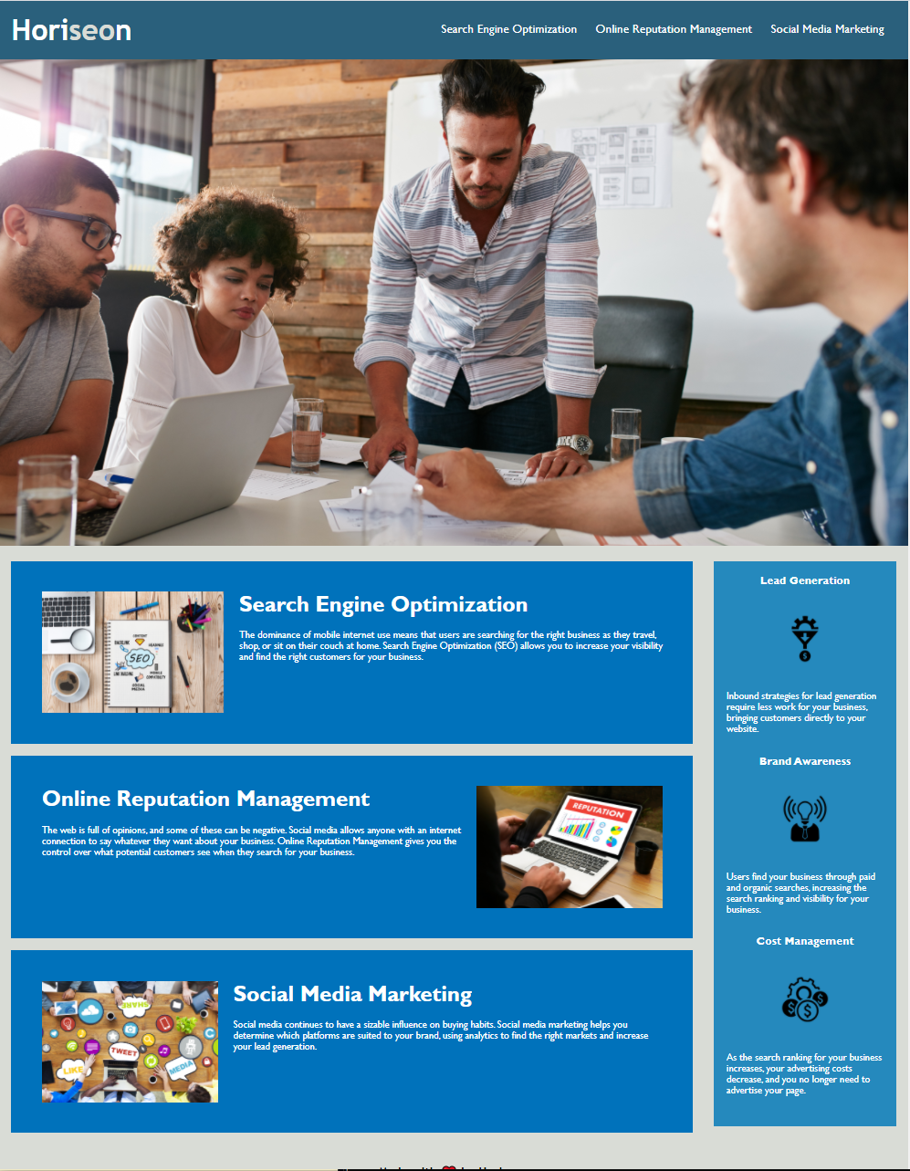 GitHub - mhknowledge/horiseon-demo